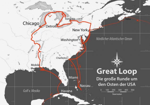 America’s Great Loop in a Map – Hinnerk Weiler